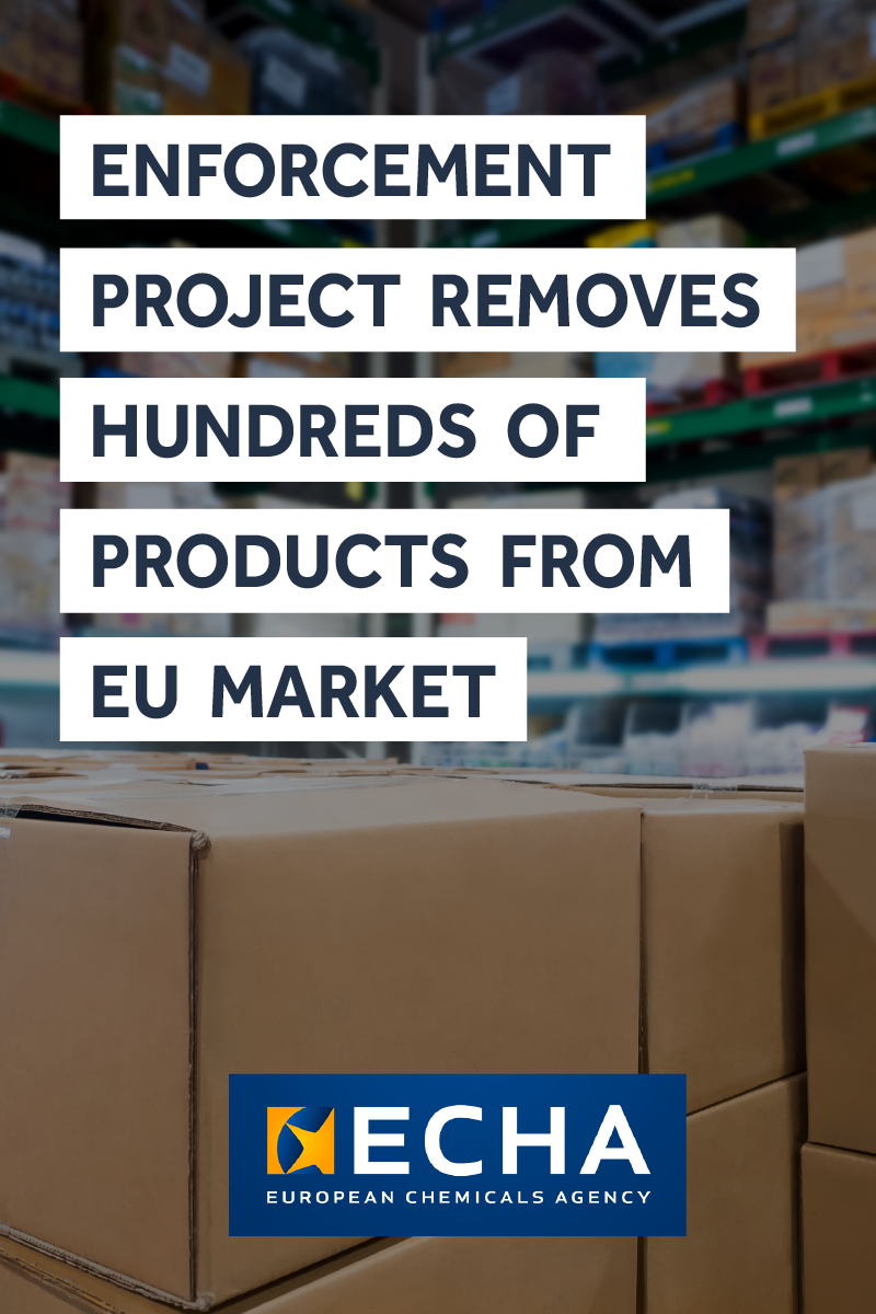 ECHA Targets REACH Violations, Removes Products from Market | GreenSoft