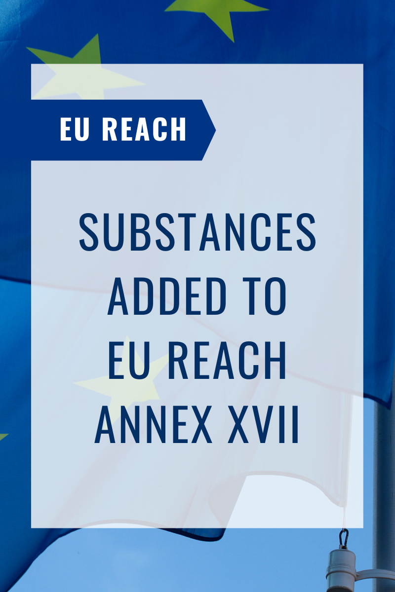 New PFAS Restricted Under EU REACH Annex XVII | PFHxA Now Restricted