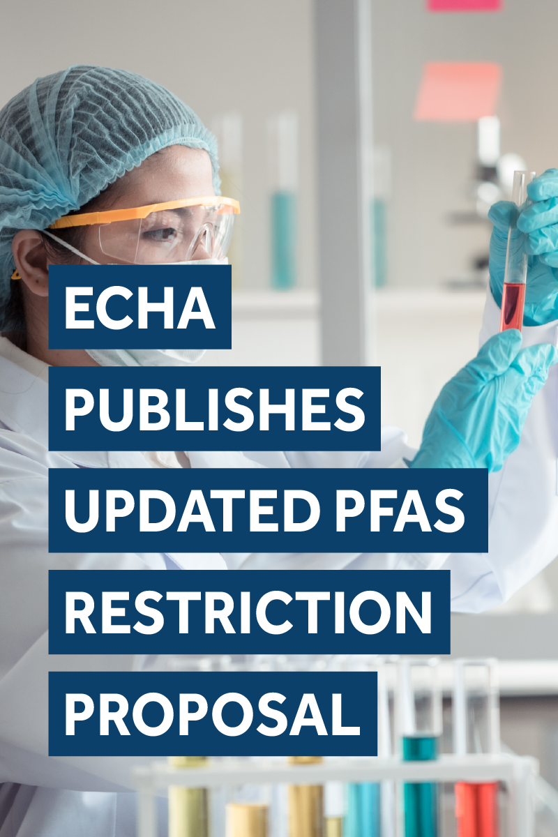 EU PFAS Ban Update: ECHA to Restrict PFAS under EU REACH