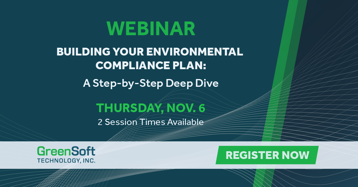 WEBINAR: Building Your Environmental Compliance Plan: A Step-by-Step ...